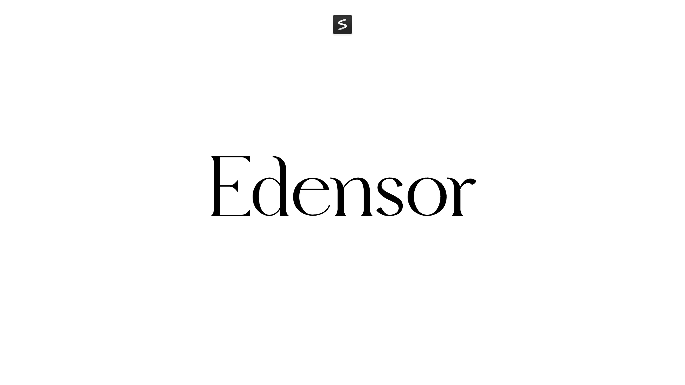 Edensor Font - Download & Font Generator