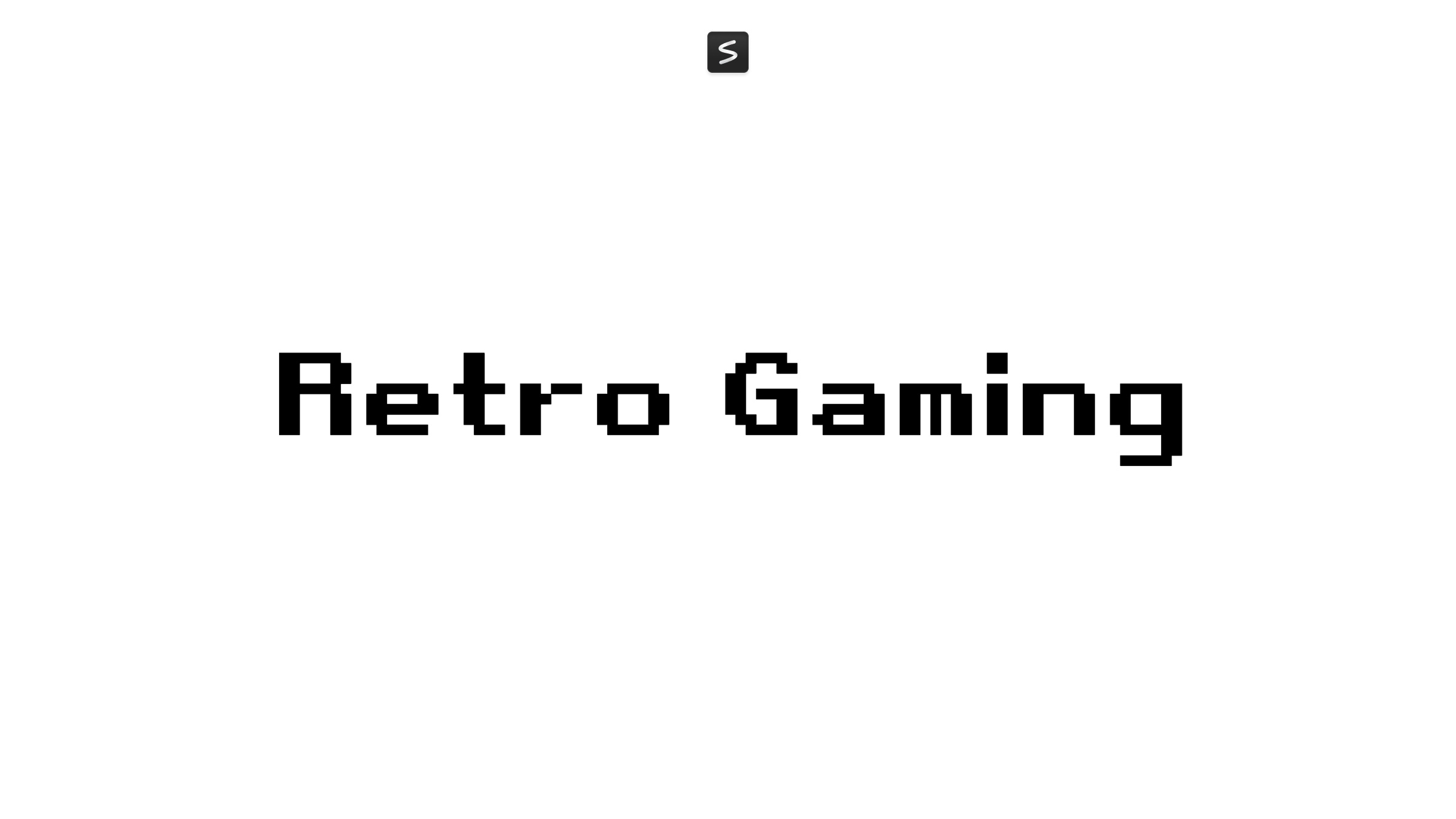 Retro Gaming Font - Download & Generator